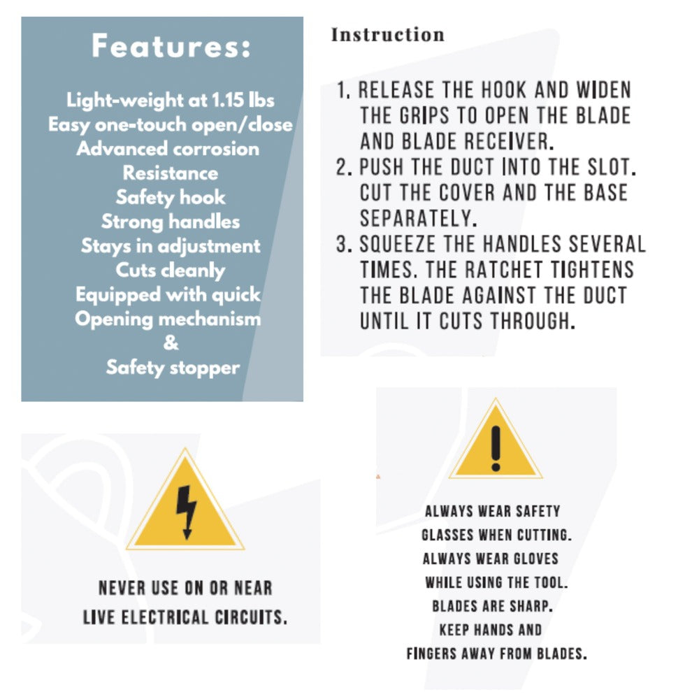 Smart-Pro™ Universal Line Set Cover Cutter – Smart Electric